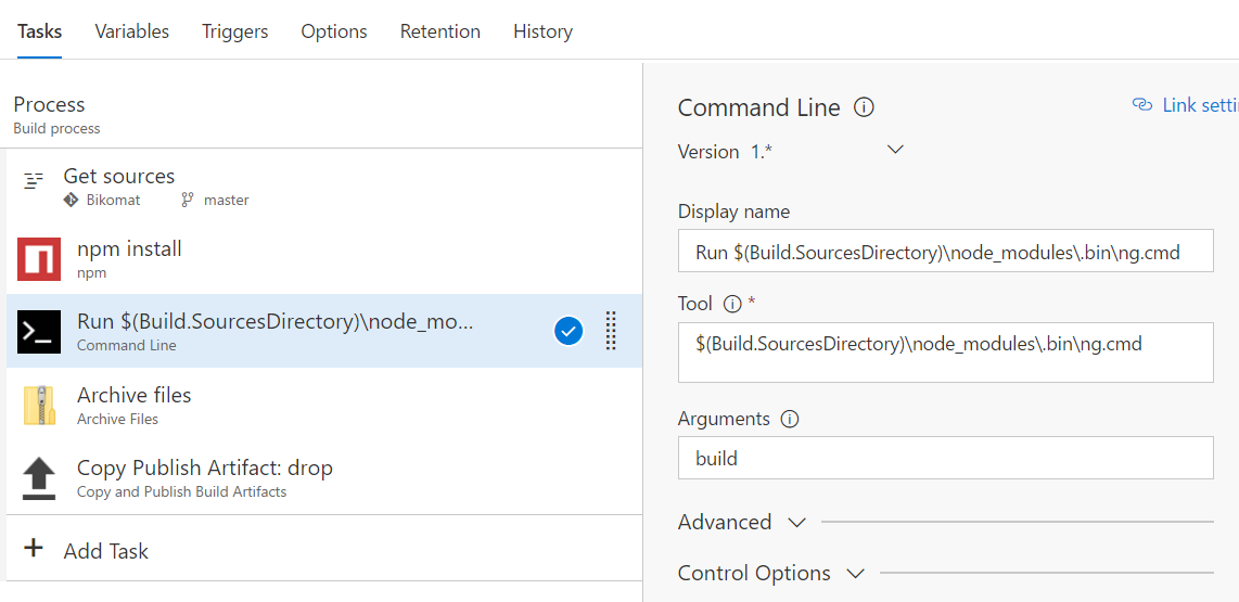 Run Angular Cli React Cli Aurelia Or Vue Cli Build In Vsts Reset Your Code