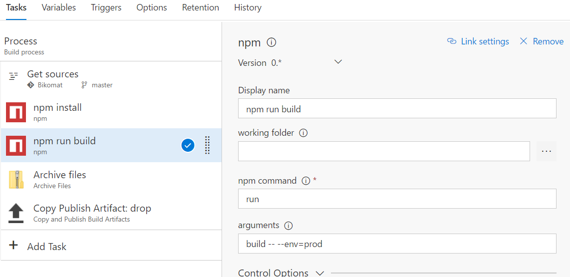 Run Angular Cli React Cli Aurelia Or Vue Cli Build In Vsts Reset Your Code